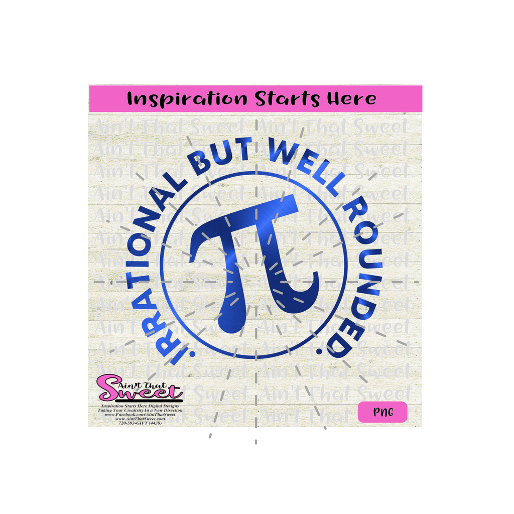Pi Day - Pi Symbol Irrational But Well Rounded - Transparent PNG, SVG ...