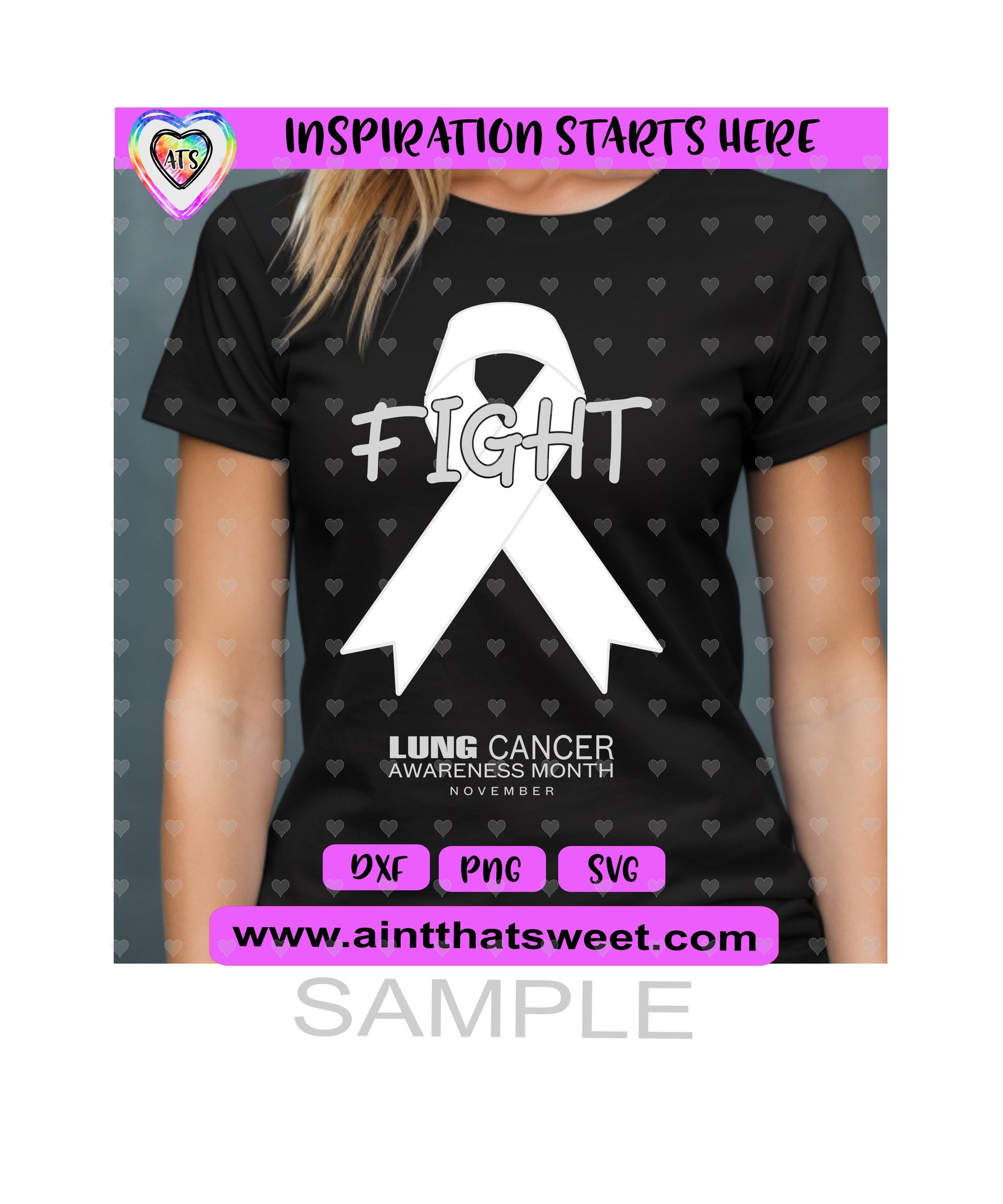 Lung Cancer Awareness Month - November - Fight | Ribbon - Transparent ...