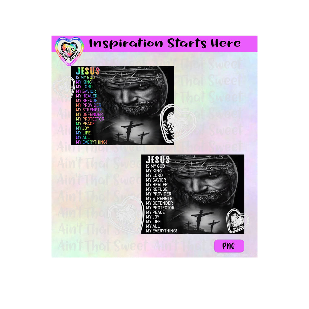 Jesus Bowing Head | Crown Of Thorns (PNG FILES ONLY) | Jesus is my God ...