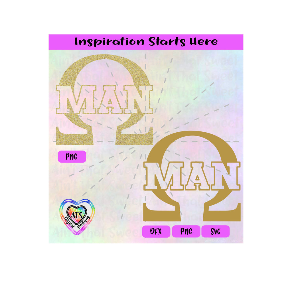 Omega Man - Transparent PNG SVG DXF - Silhouette, Cricut, ScanNCut ...