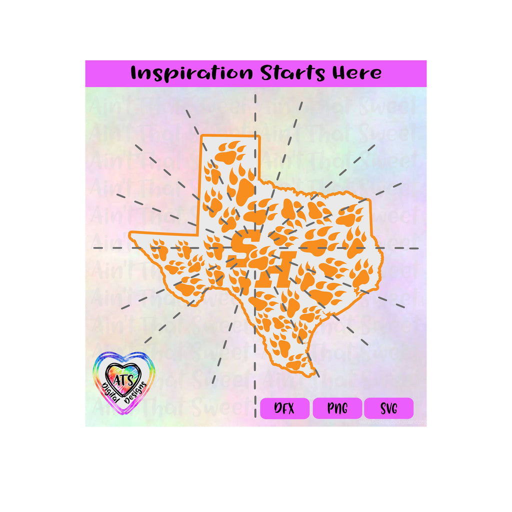 Texas | Sam Houston | Claw Print - Transparent PNG SVG DXF - Silhouett ...