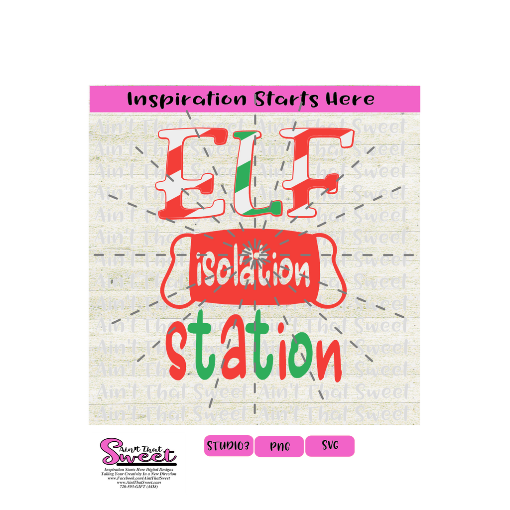 Elf Isolation Station - Transparent PNG, SVG - Silhouette, Cricut, Sca ...