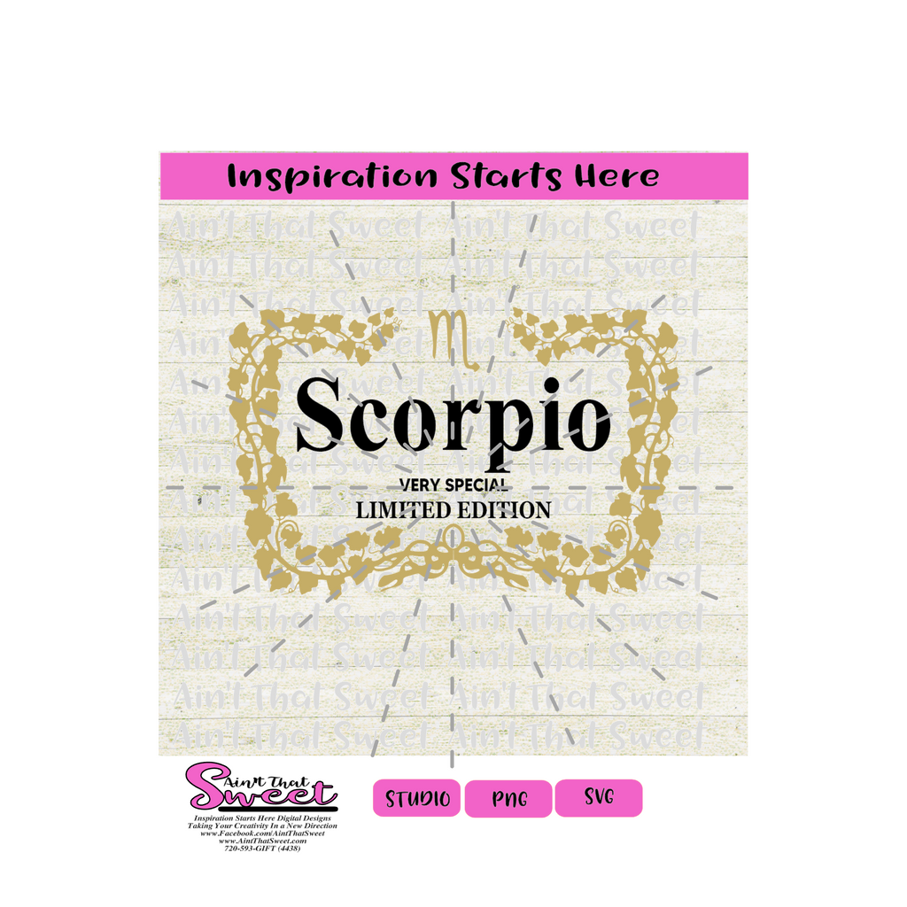 Henny Border with Scorpio (Very Special Limited Edition) -Transparent ...