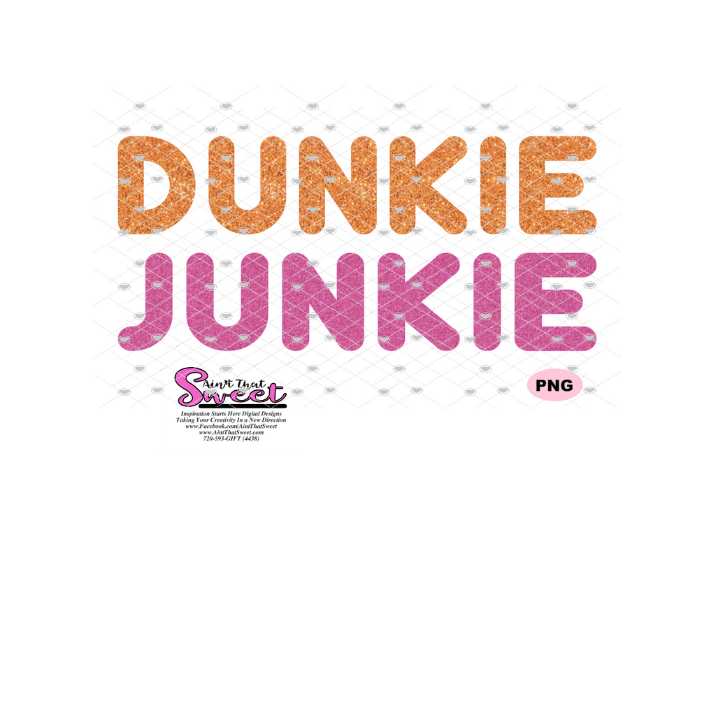 Dunkie Junkie - Transparent PNG, SVG - Silhouette, Cricut, Scan N Cut ...