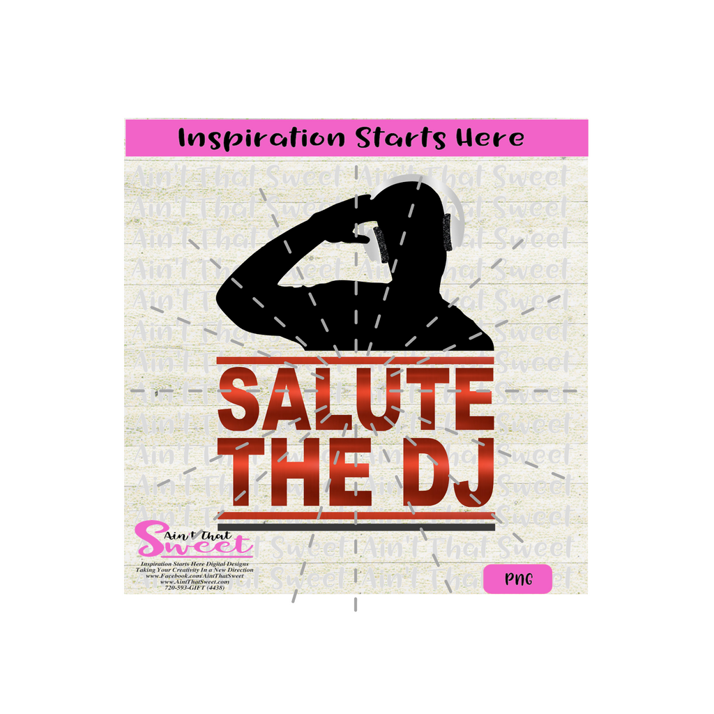 Salute The DJ | Headset | Headphones - Transparent PNG, SVG - Silhouet ...