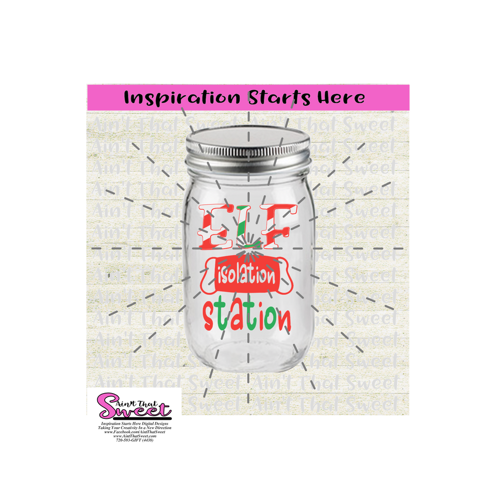 Elf Isolation Station - Transparent PNG, SVG - Silhouette, Cricut, Sca ...
