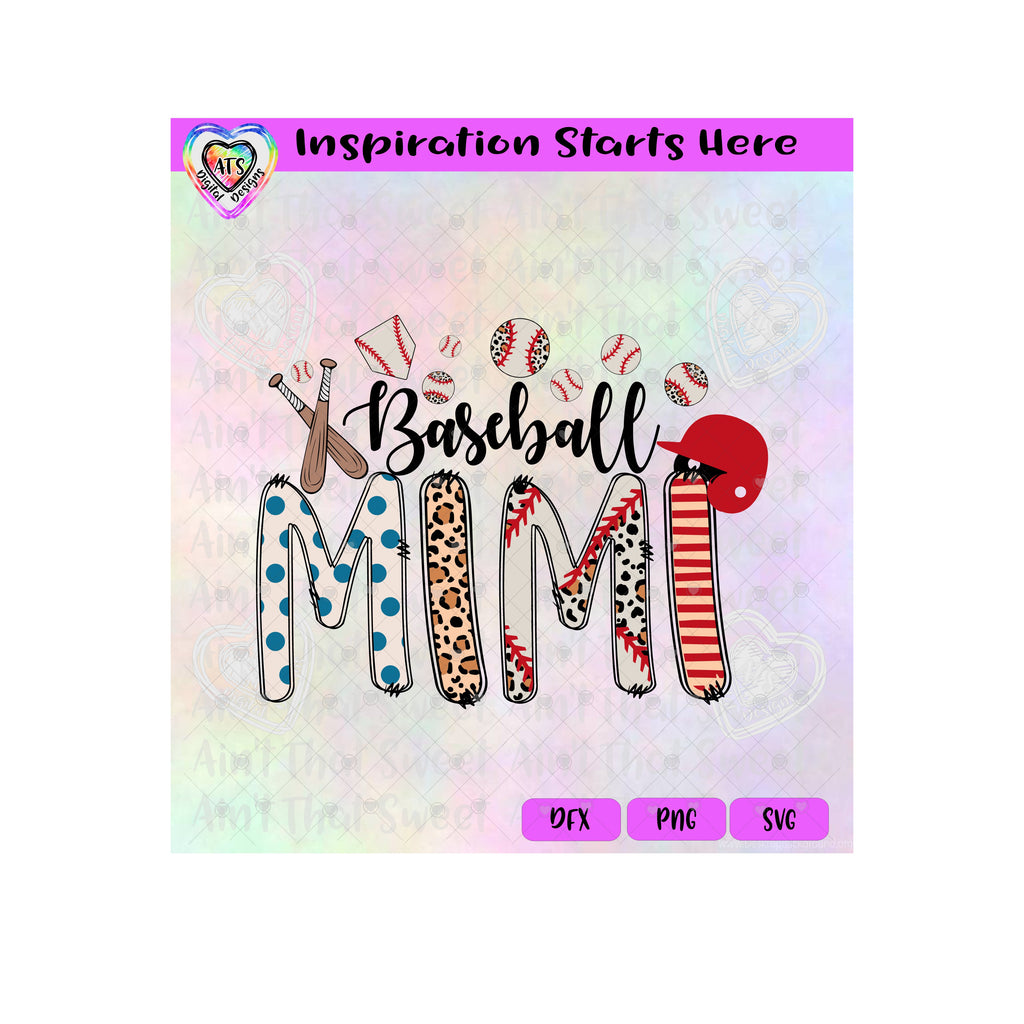 Baseball Mimi | Baseball Helmet | Bats | Balls | Home Plate - Transpar ...